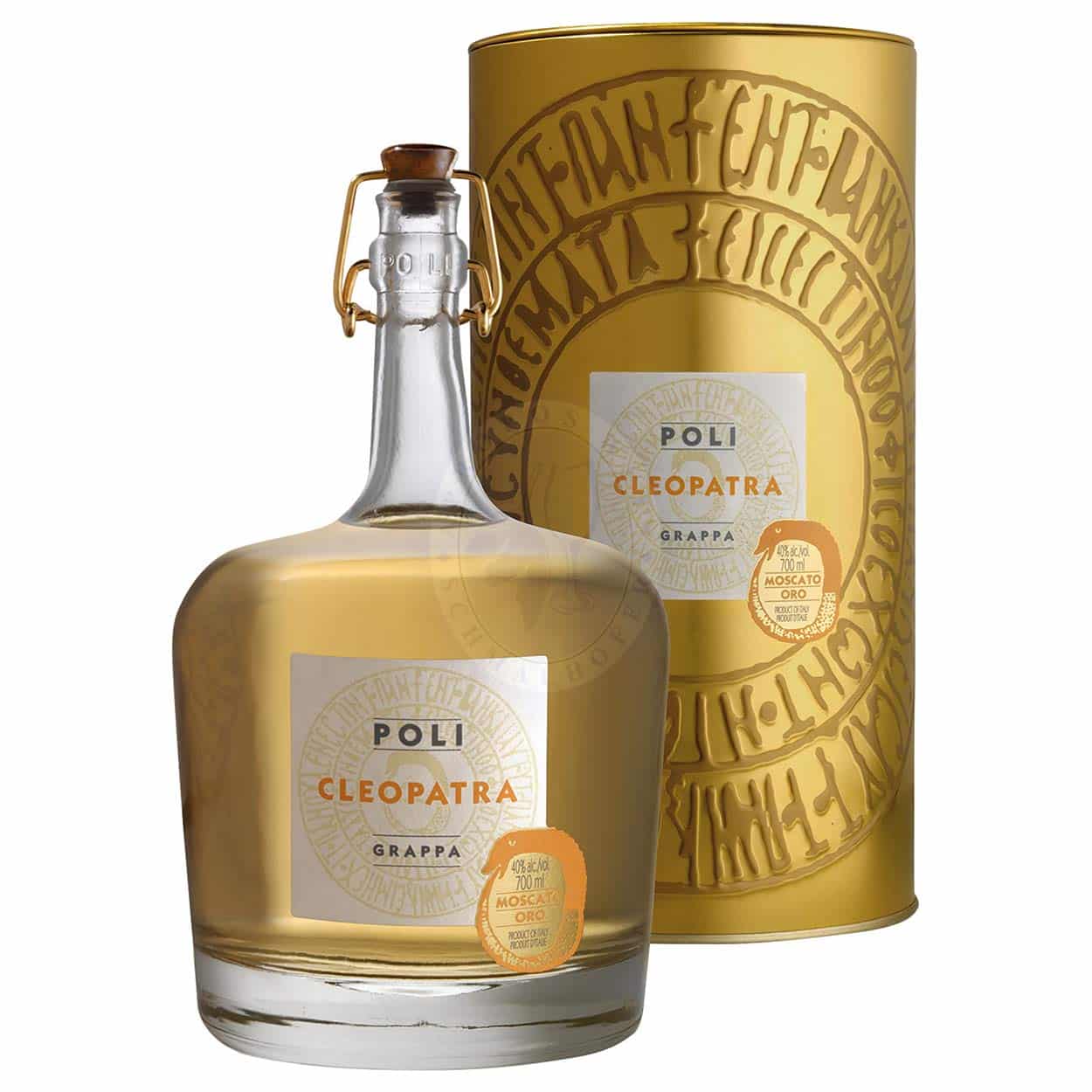 GRAPPA CLEOPATRA MOSCATO POLI 70CL | Hesby-Drink