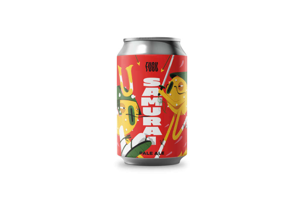 SAMURAI 33CL CANS PALE ALE | Hesby-Drink